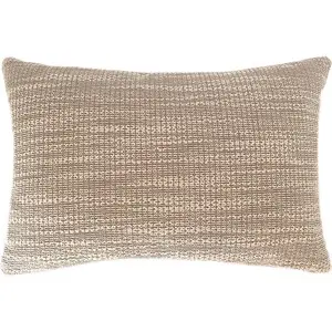Anaya Natural Waves Mocha Indoor Outdoor Pillow Mocha