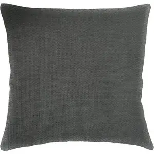 Anaya So Soft Linen Euro Pillow With Down Alternative Insert Antique Grey