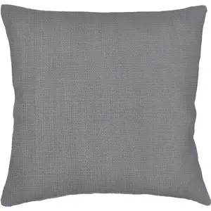 Anaya So Soft Linen Euro Pillow With Down Alternative Insert Classic Grey