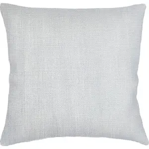 Anaya So Soft Linen Euro Pillow With Down Alternative Insert Light Grey
