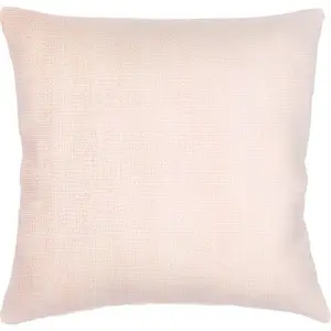 Anaya So Soft Linen Euro Pillow With Down Alternative Insert Light Pink
