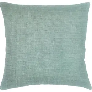 Anaya So Soft Linen Euro Pillow With Down Alternative Insert - Mint Green