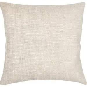 Anaya So Soft Linen Euro Pillow With Down Alternative Insert Natural Beige
