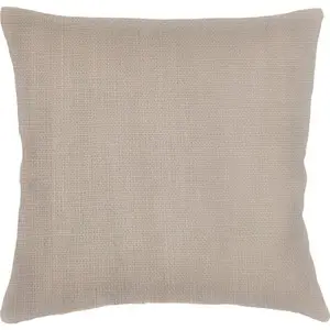 Anaya So Soft Linen Euro Pillow With Down Alternative Insert - Rustic Beige