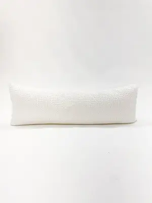 Anaya Cool Cotton Waffle Weave Pillow Cover Only - White