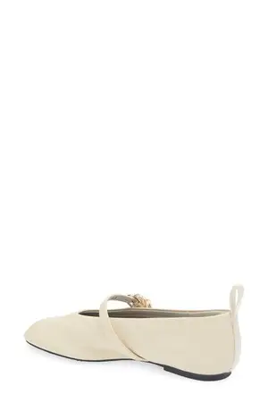 Rag & Bone Spire Mary Jane Flat - Greige Leather