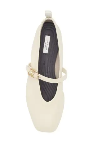Rag & Bone Spire Mary Jane Flat - Greige Leather