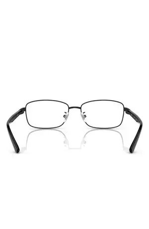 Ray-ban 56mm Rectangular Eyeglasses - Matte Black
