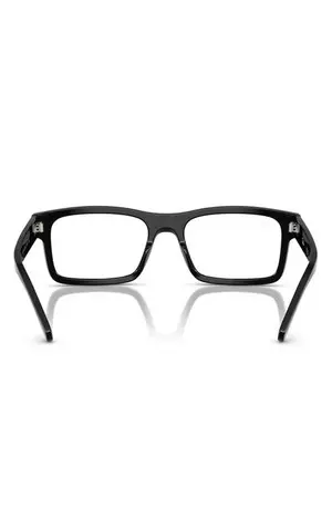 Ray-ban 54mm Rectangular Eyeglasses - Black