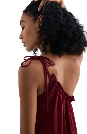 REISTOR One-shoulder Midi Dress - Solid