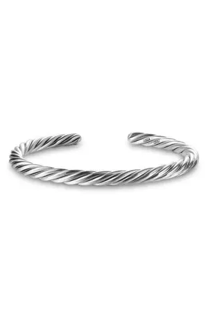 David Yurman Cable Cuff Bracelet - Sterling Silver