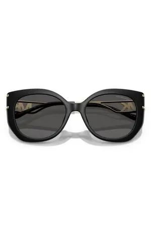 Michael Kors 53mm Cat Eye Sunglasses - Black