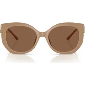 Michael Kors Michael Kors 53mm Cat Eye Sunglasses Caramel