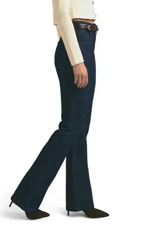 FAVORITE DAUGHTER The Valentina Super High Waist Mini Bootcut Jeans