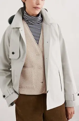 SEASALT CORNWALL Neap Tide Waterproof Jacket - Driftwood