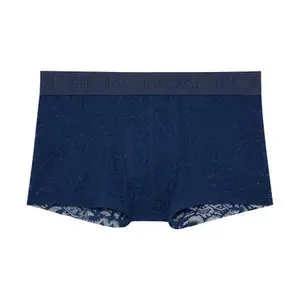 HOM Free Cut Lace Trunk - Navy