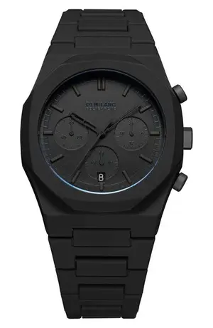 D1 MILANO Polychrono Bracelet Watch - Black