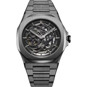 D1 MILANO Skeleton Bracelet Watch - Gun Metal