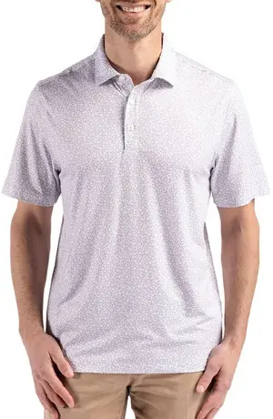 Cutter & Buck Pike Flora Print Polo - Polished