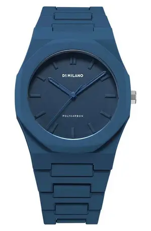D1 MILANO Polycarbon Bracelet Watch - Blue