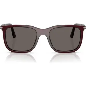 Persol 53mm Rectangular Sunglasses - Purple