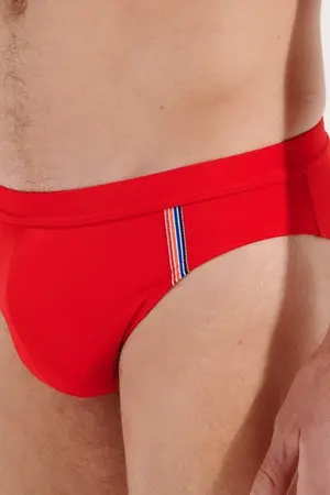HOM Nautical Cup Mini Swim Brief - Red