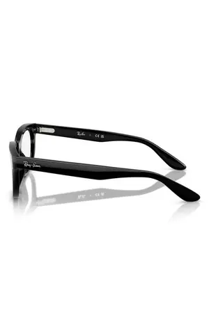 Ray-ban 54mm Rectangular Eyeglasses - Black