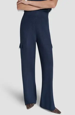 Dkny Cargo Sweater Pants - Hudson Blue