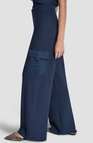 Dkny Cargo Sweater Pants - Hudson Blue