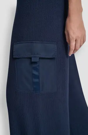 Dkny Cargo Sweater Pants - Hudson Blue