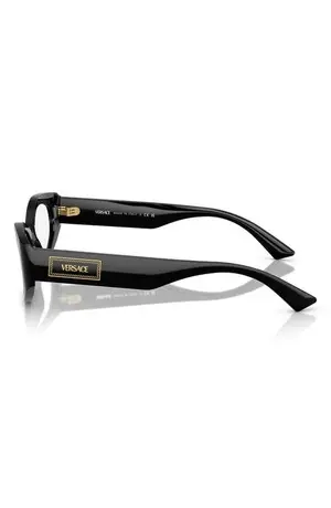 Versace 51mm Irregular Eyeglasses