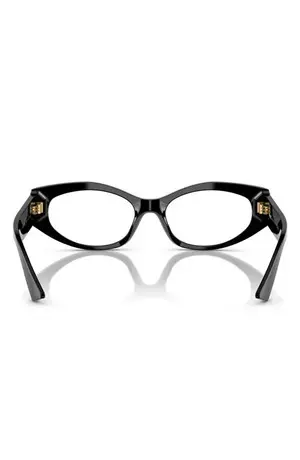 Versace 51mm Irregular Eyeglasses