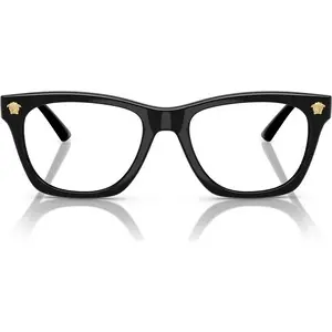 Versace 52mm Pillow Optical Glasses - Black