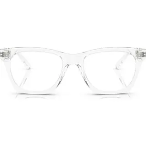 Versace 52mm Pillow Optical Glasses - Crystal
