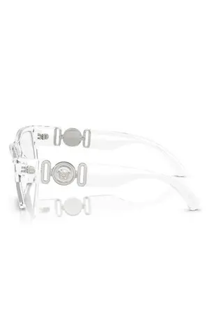 Versace 53mm Pillow Eyeglasses - Crystal