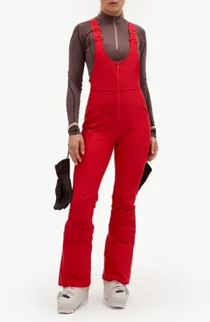 HALFDAYS Isabel Waterproof Snow Bib Overalls - Rouge