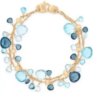 Marco Bicego Paradise Mixed Topaz Double Strand Bracelet - 18k Yellow Gold