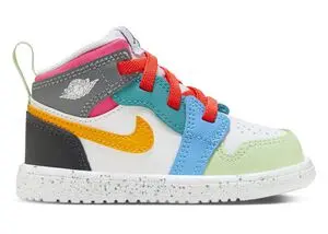 JORDAN 1 Mid Alt Se Sneakers - White/dark Shadow/hyper Pink