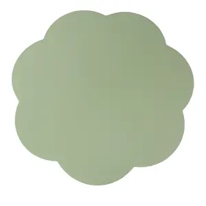 ADDISON ROSS Scalloped Lacquer 13 Placemats, Set Of 4 - Sage