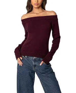Edikted Off The Shoulder Knitwear For Women