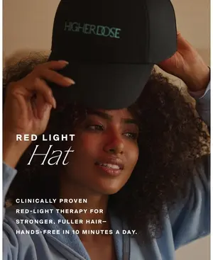 HIGHERDOSE Red Light Therapy Baseball Cap