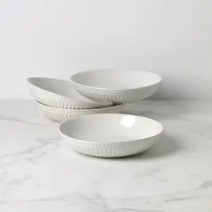 LENOX Ceramic Dinner Bowl, Set Of 4 - White