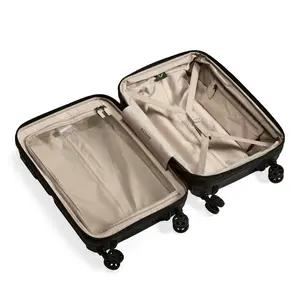 ANTLER Single Stripe Expandable Carry On Suitcase - Black