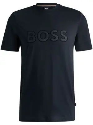 BOSS Logo-patch Cotton T-shirt