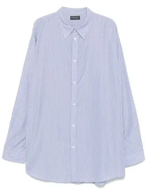 Balenciaga Striped Lyocell Shirt