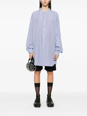 Balenciaga Striped Lyocell Shirt