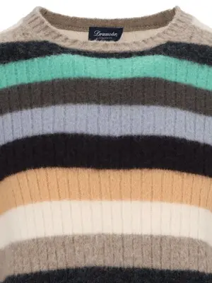 DRUMOHR Striped Jumper - Neutrals