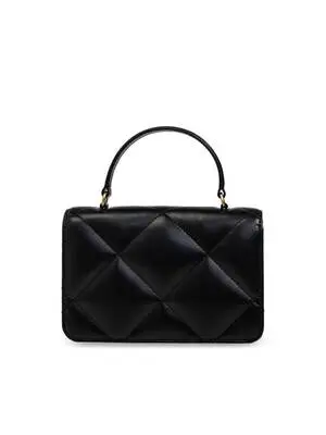 Tory Burch Kira Diamond-quilted Tote Bag - Black