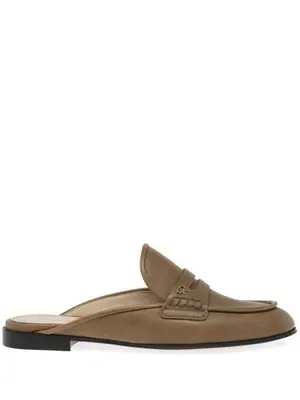 GIANVITO ROSSI Florio Mules - Brown