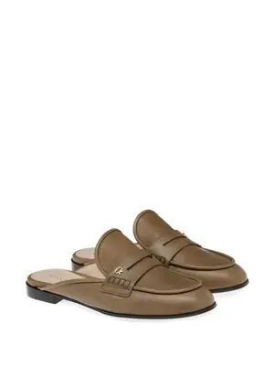 GIANVITO ROSSI Florio Mules - Brown